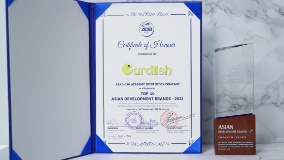 Công ty Cổ phần Học viện Cardlish được vinh danh 'Top 10 Thương hiệu ...