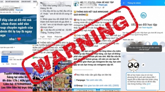 Cảnh báo những nguy cơ tiềm ẩn từ hội nhóm tân sinh viên tự phát