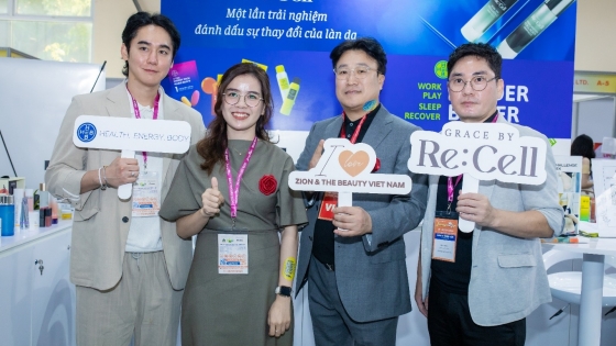 Zion and the beauty Việt Nam cùng với Hiệp Hội mỹ phẩm Busan tại triển lãm Beautycare Expo 2024
